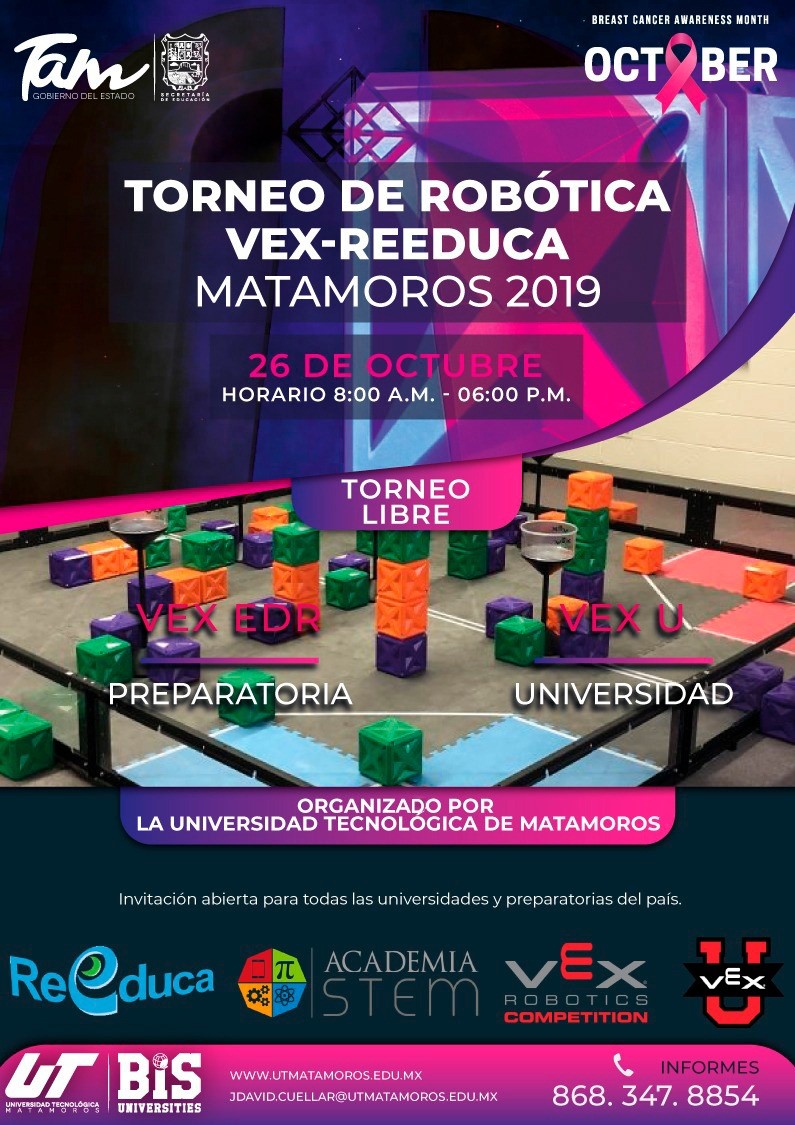 Vex U Reeduca Matamoros 2019 : Robot Events