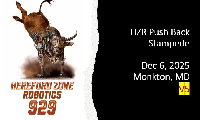 Hereford Zone Robotics Push Back Stampede : VEX V5 Robotics Competition ...