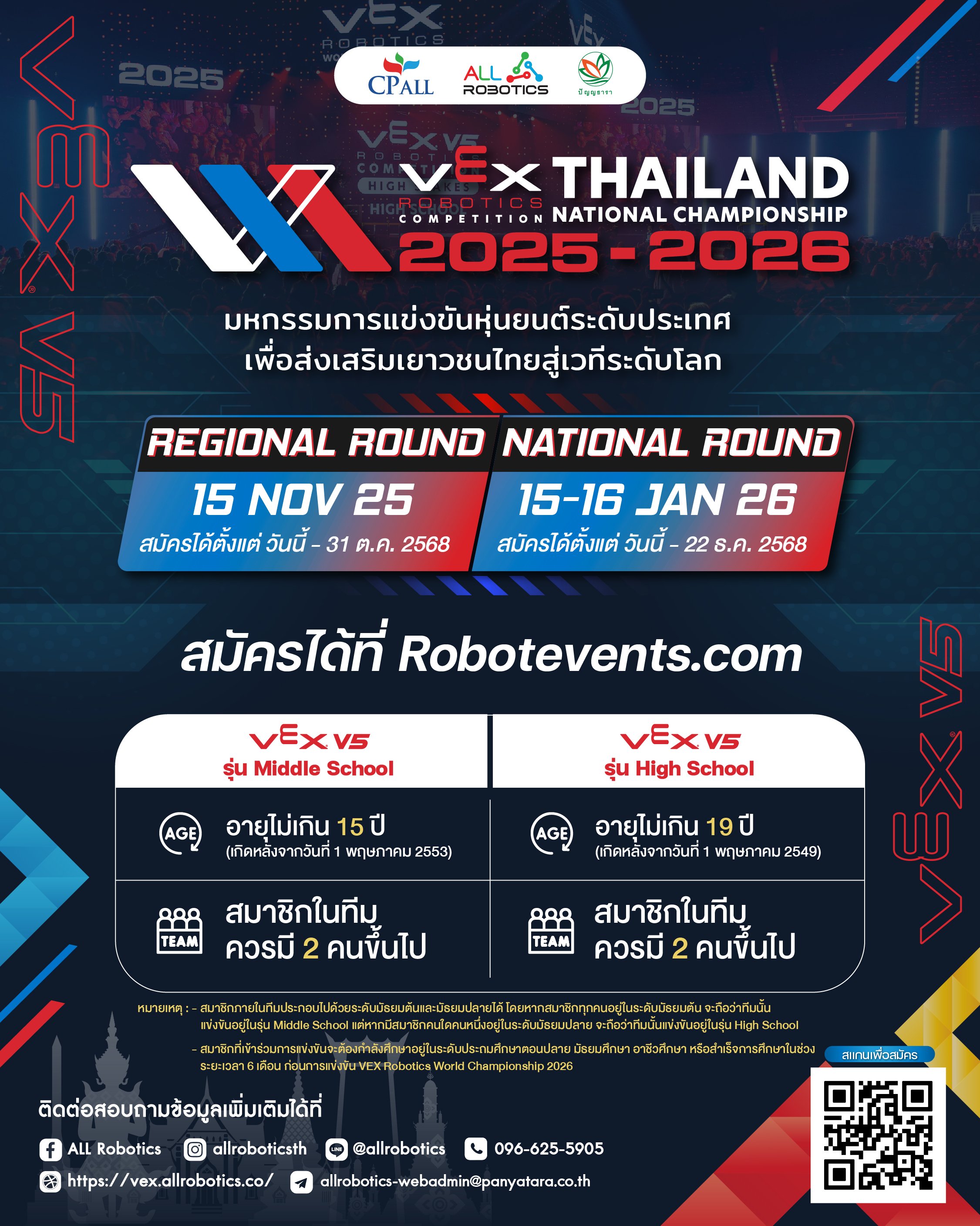 V5RC Push Back TH National Championship 25-26 - HS : High School ...